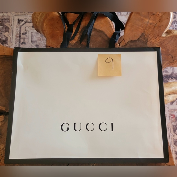 Gucci | Other | Gucci Gift Bag Large Holds Shirt Boxes 9 X 14 X 3 ...